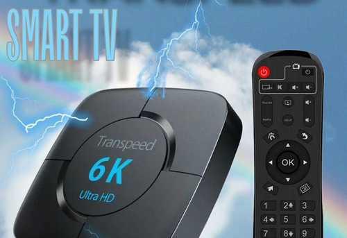 SMART tv приставка Transpeed 6K