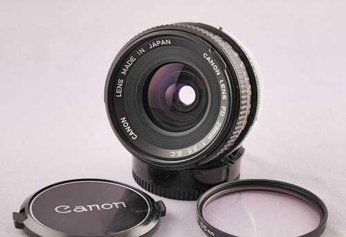 Объектив Canon FD 28mm 1:3.5 S.C