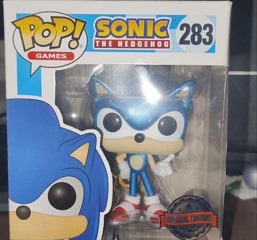 Funko pop sonic 283 metallic exclusive