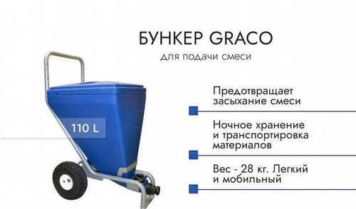 Бункер Graco для шпаклевки и краски 110л. afterma