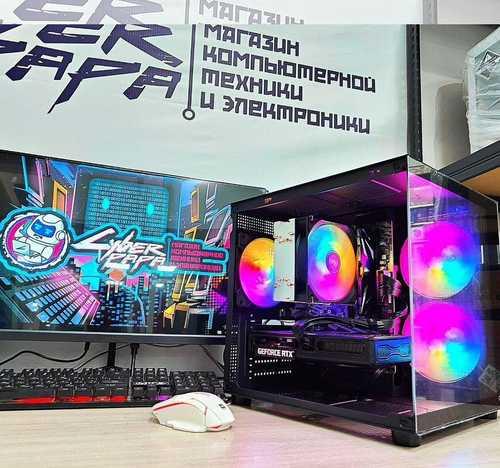 Игровой ПК, Ryzen 5 5500, GeForce RTX 3060 12 ГБ, RAM 16 ГБ