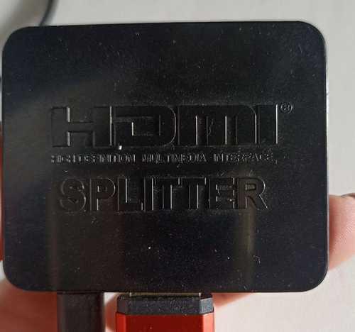 Hdmi разветвитель (сплиттер) с кабелем hdmi 4K