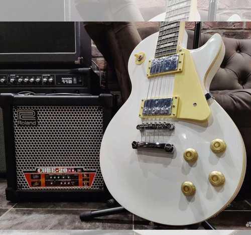 Электрогитара Les Paul White Edition + Чехол