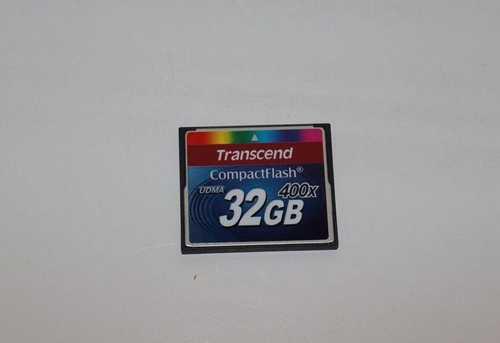 Transcend compact flash 32 gb 400x