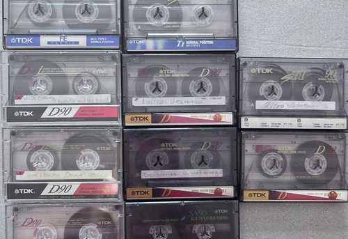 Аудиокассеты с записью tdk