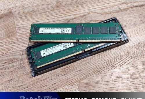 Серверная память Micron DDR4 ECC 8gb 2133mhz