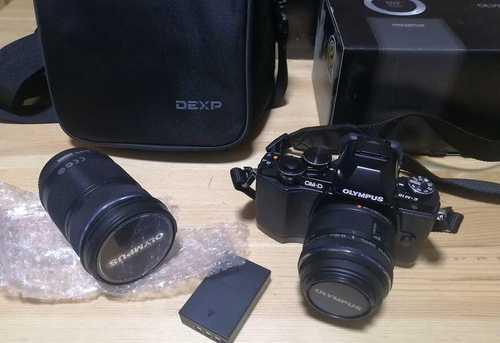 Фотокамера Olympus OM-D E-M10 Kit 14-42 + 40-150mm
