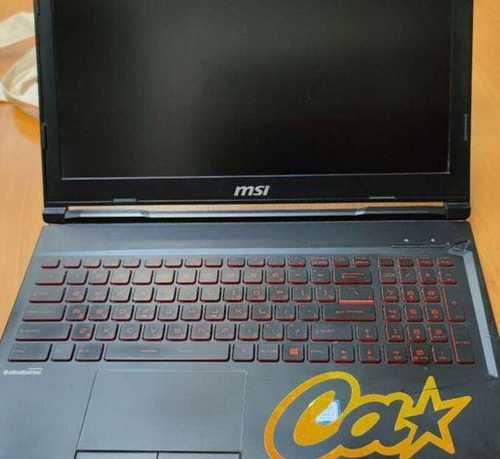 MSI GL63 8RC-469XRU i7 ноутбук