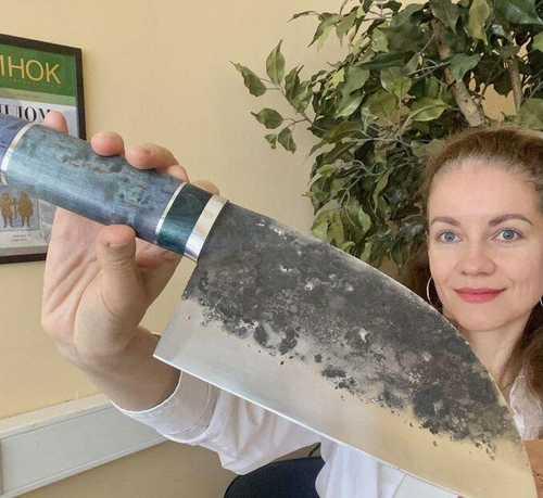 Шеф-нож кухонный сербский сталь Х12мф