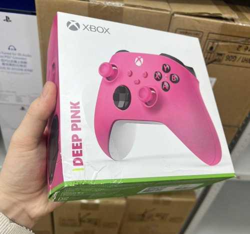 Геймпад Xbox Pink / Угол помят