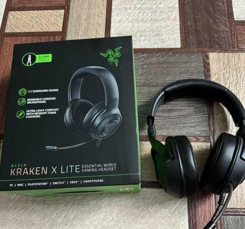 Наушники Razer kraken x lite