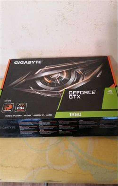 Видеокарта gygabyte GTX 1660