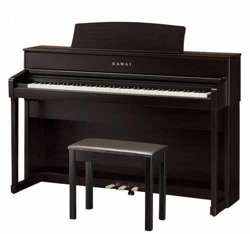 Kawai CA701R цифровое пианино с банкеткой, 88