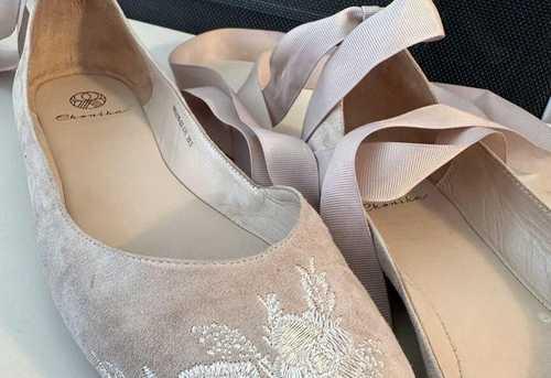 Туфли женские эконика балетки