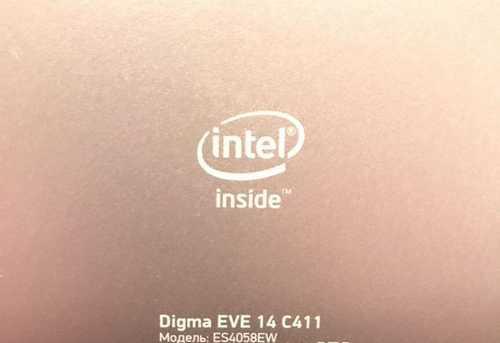 Digma EVE 14 C411 Intel es4058ew