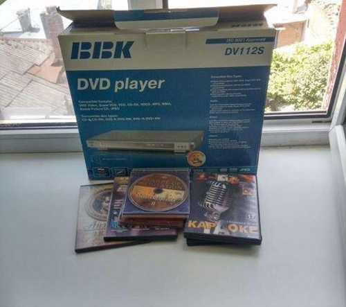 Dvd плеер ввк + диски