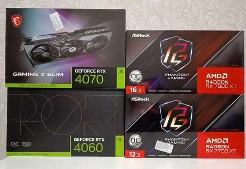 Видеокарта RTX4060/4070 AMD Radeon RX7700XT/7800XT