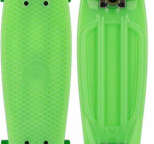 Скейтборд fish 22" HOT зеленый Mos812