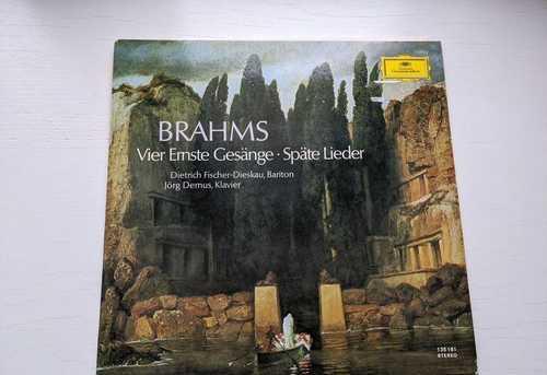 Брамс Brahms Fischer - Dieskau винил Germany