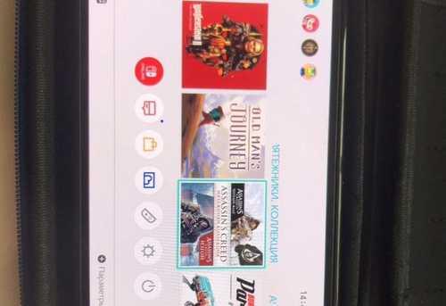 Nintendo Switch Oled + карта + игры + чехол