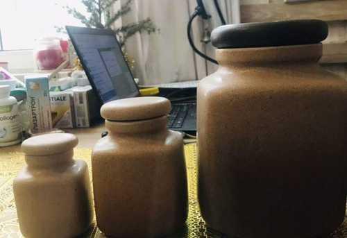 Набор керамических банок для сыпучих продуктов