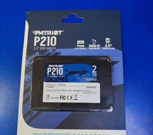 SSD накопитель 2TB Patriot P210 P210S2TB25 (04332)