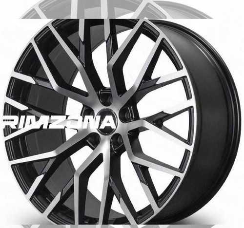 Литые диски в стиле Audi R22 5x112 hgh. Примерка