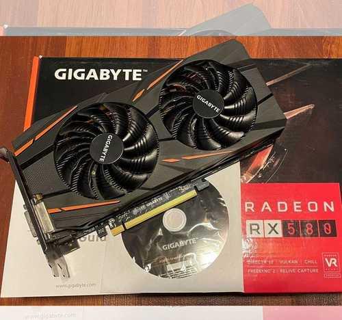 Видеокарта Gigabyte AMD Radeon RX 580 GV-RX580gami