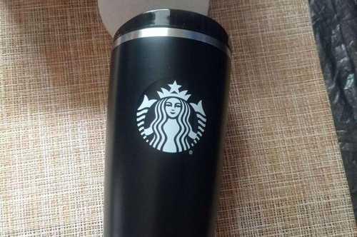 Новая Термокружка Starbucks чёрная