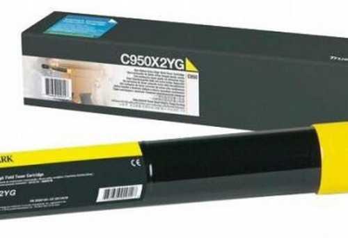 Картридж Lexmark C950X2YG с желтым тонером для C95