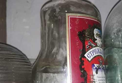 Бутылка из под стрижамента СССР раритет