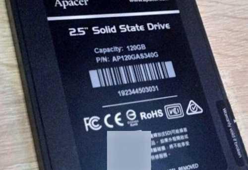 2.5" SSD apacer 120 GB ссд диск