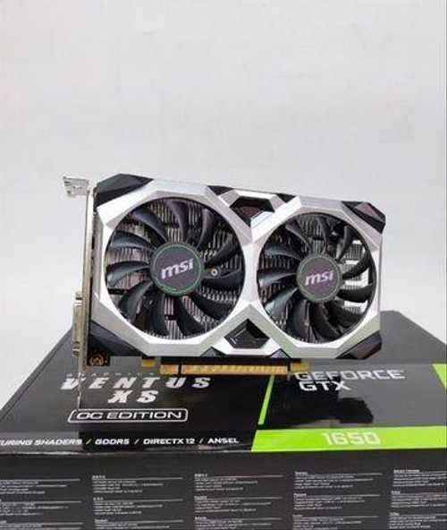 Видеокарта MSI GeForce GTX 1650 Ventus XS OC 4GB g