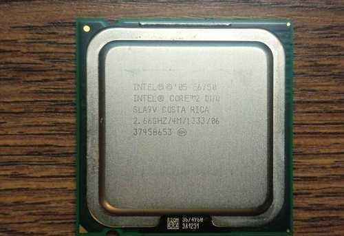 Процессор Intel Core 2 Duo E6750 2.66 GHz/4 Mb/133