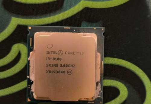 Процессор Intel core i3 8100