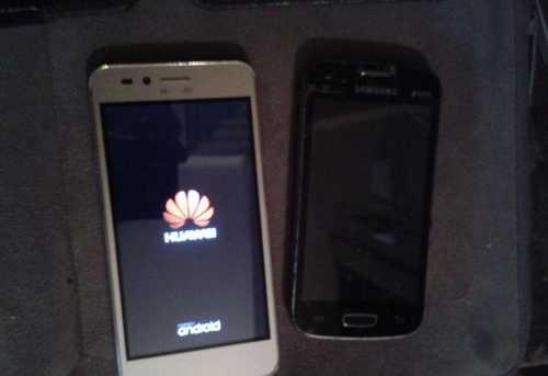 Huawei Y3 II (LUA-L21) Gold и Samsung GT-I9060