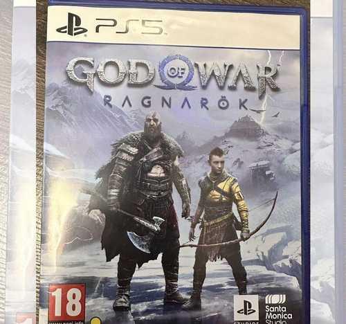 Продам диск на ps 5 god od war ragnarok