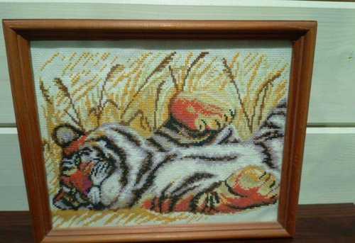 Картина "Тигр на отдыхе"