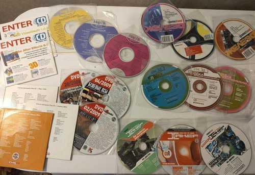 CD диски от компьютерных журналов