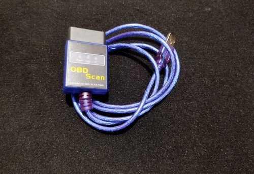 Шнур диагностический ELM327 USB V1.5 OBD2 obdii