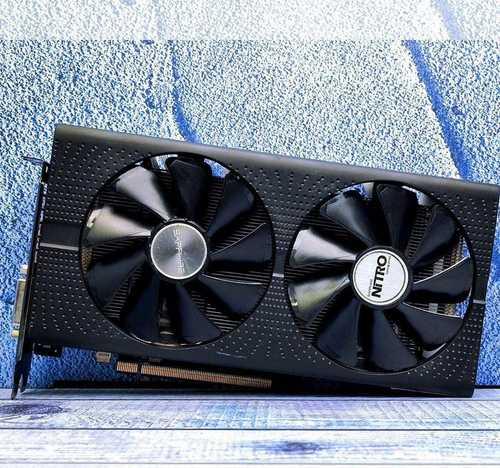 Видеокарта Sapphire RX 580 nitro  OC 8GB