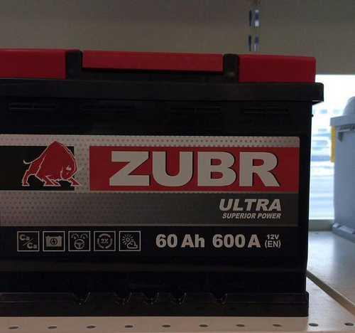 Аккумулятор zubr ultra 60 Ah 600EN