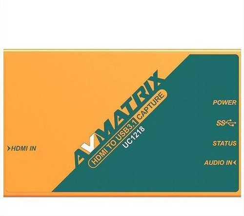 Устройство видеозахвата avmatrix UC1218 hdmi USB