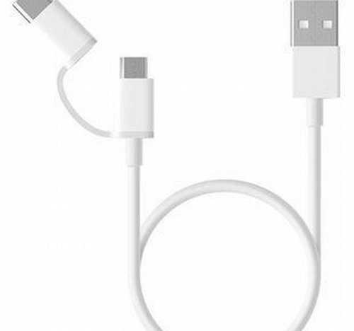 Кабель Xiaomi USB microUSB / Type-c (двойной) (SJX