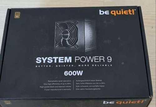 Блок питания Be quiet system power 9 600w