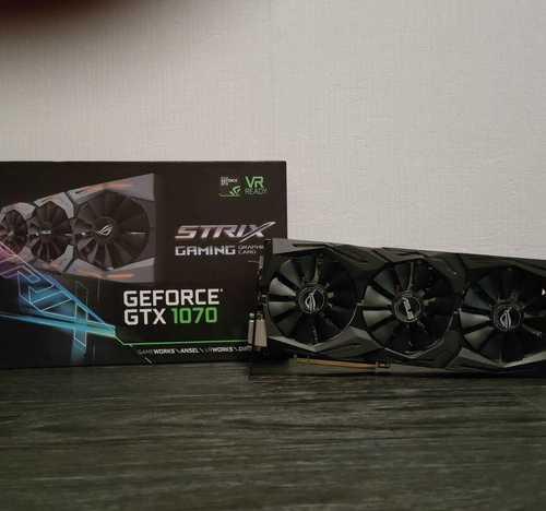 Видеокарта gtx 1070 8gb Asus Strix