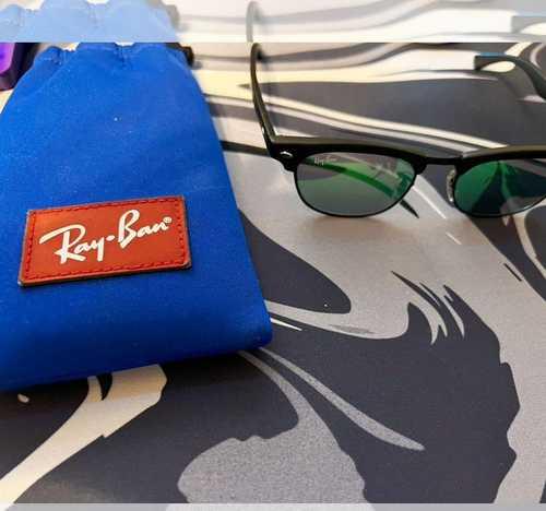 Солнечные очки детские ray ban зеленые