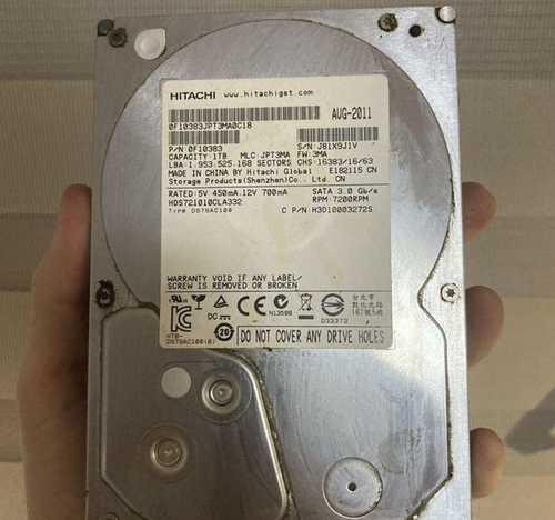 Жесткий диск Hitachi HDD 1 Тб