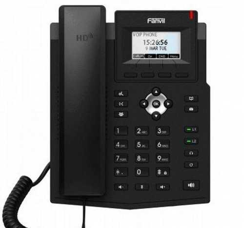 Телефон IP Fanvil X3SG Lite черный