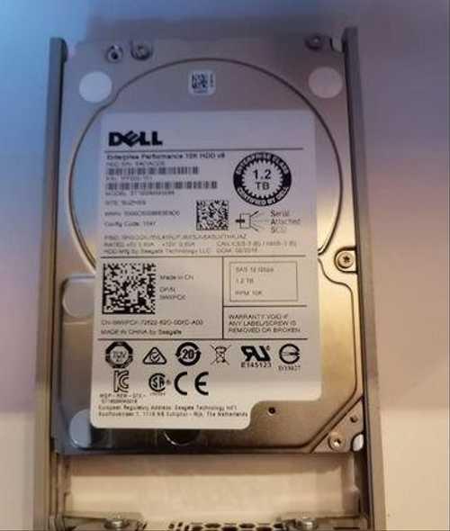 Жесткий диск dell 1ff200-151 1.2tb 10k sas-12gb/s